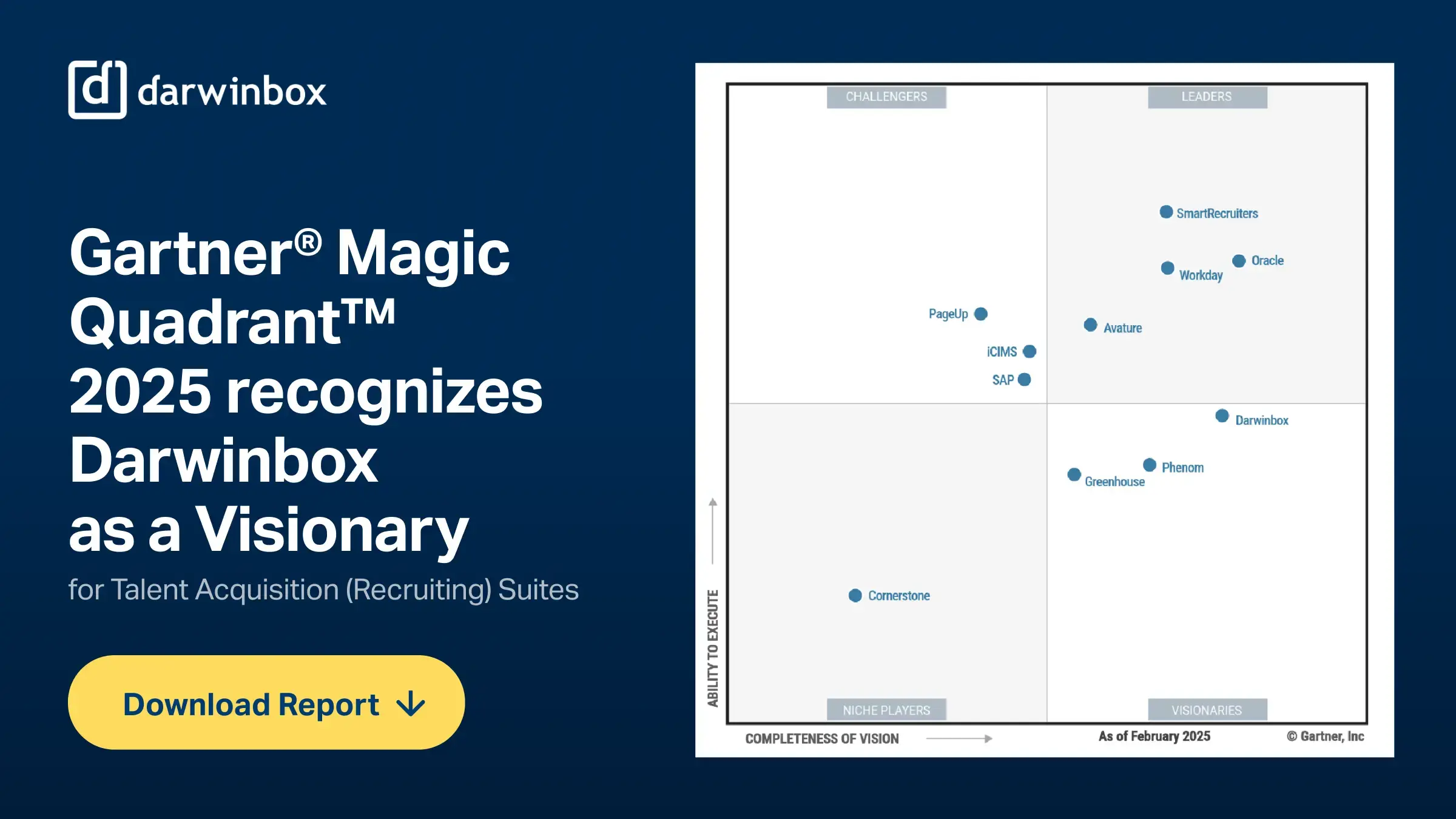 Gartner Magic Quadrant Talent Acquisition 2025